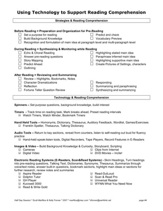 Assistive technology list | PDF