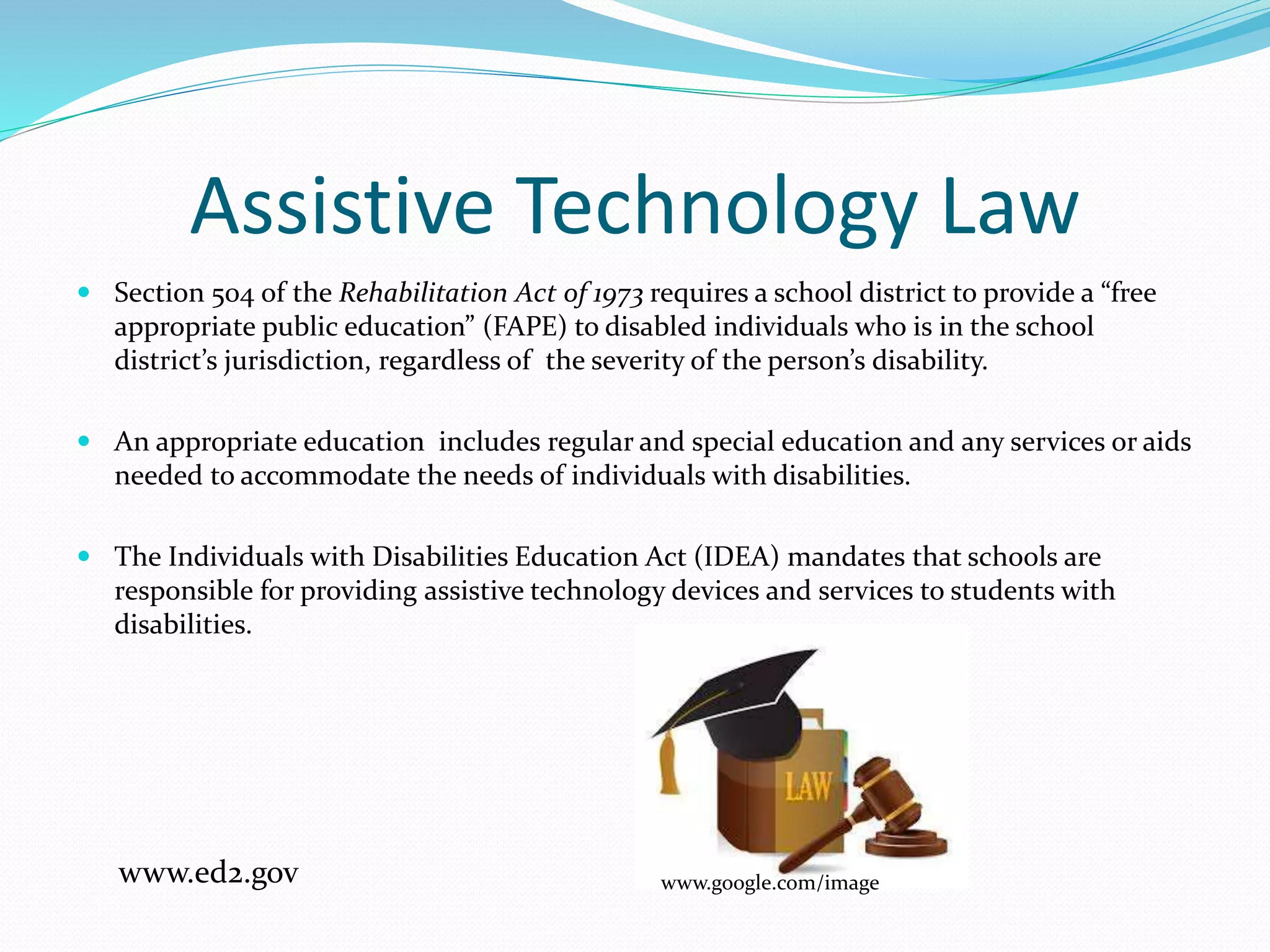 Assistive technology powerpoint | PPT