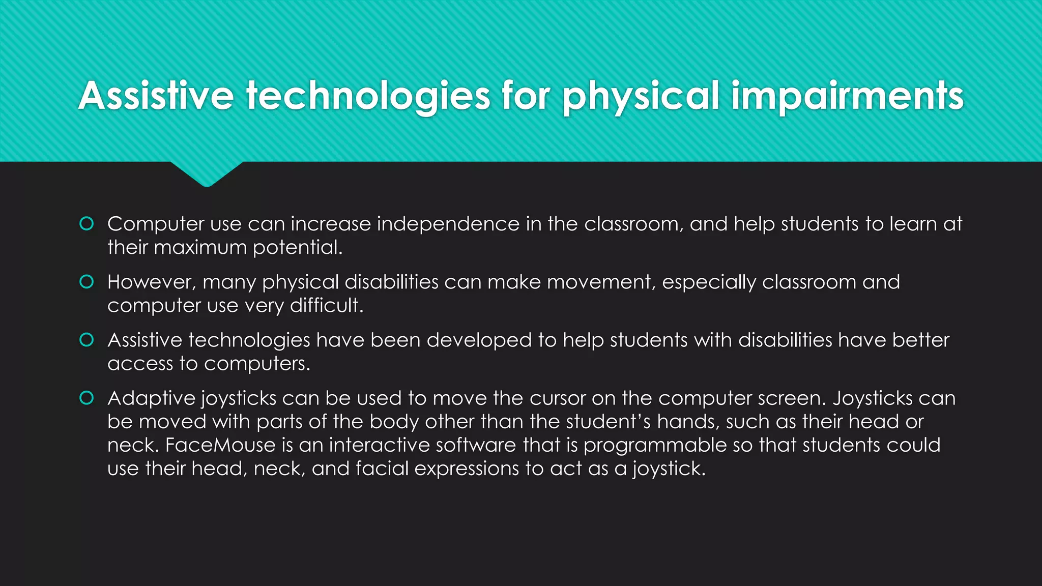 Assistive technology powerpoint | PPTX