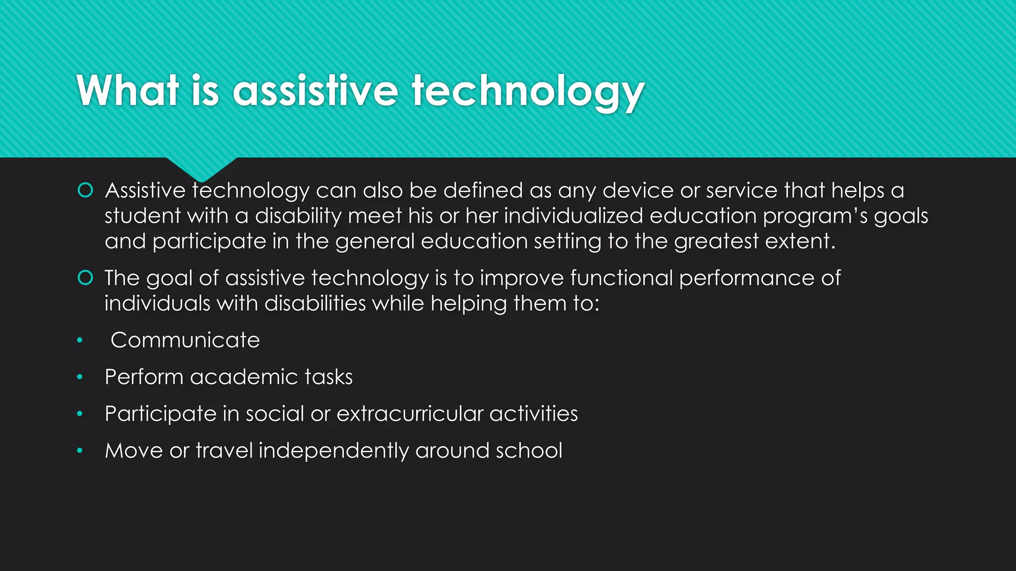 Assistive technology powerpoint | PPTX