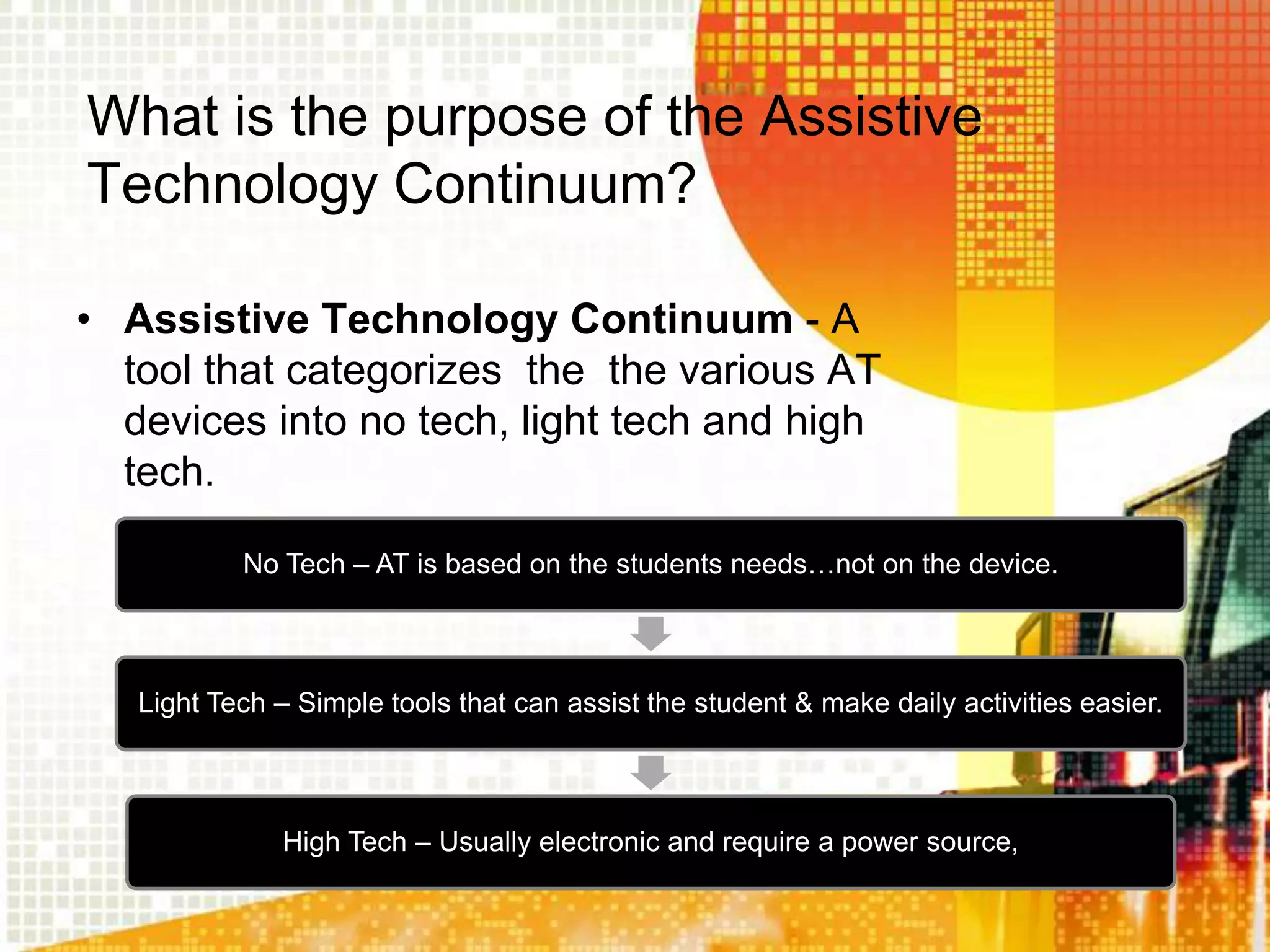 Assistive technology ppt | PPTX