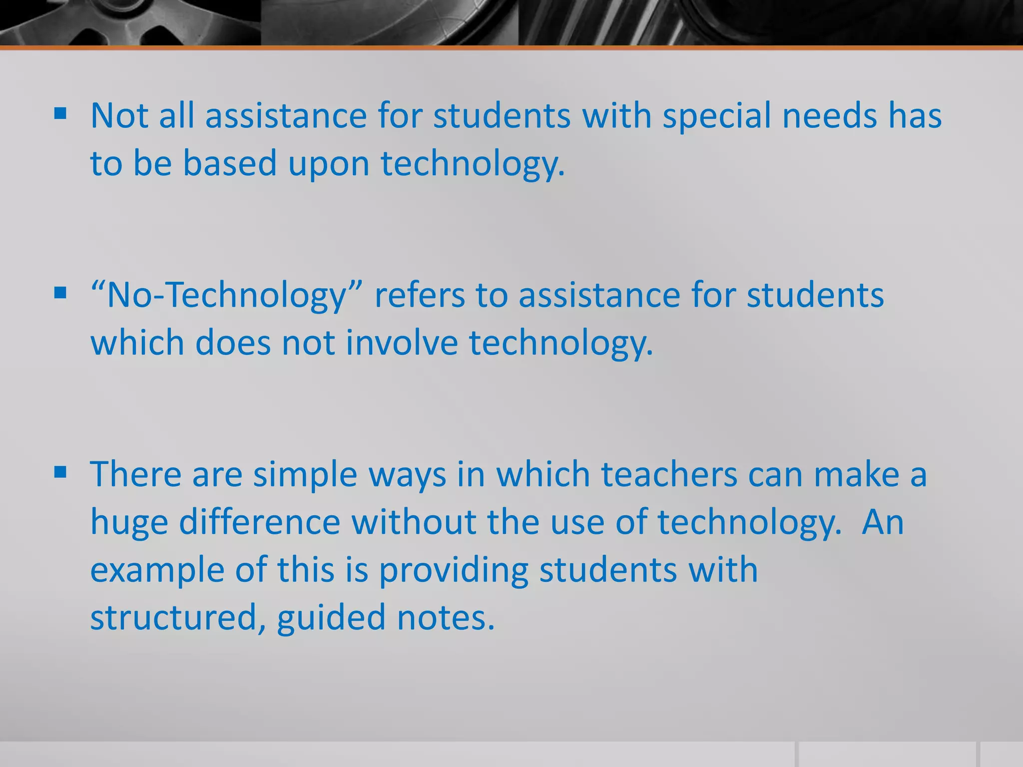 Assistive technology ppt | PPT