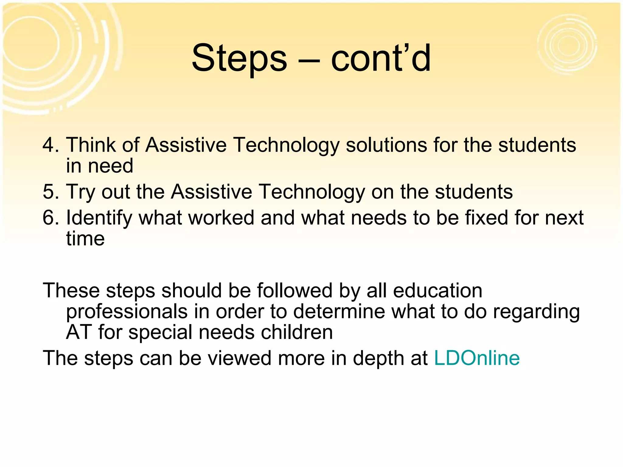 Assistive Technology Presentation | PPT