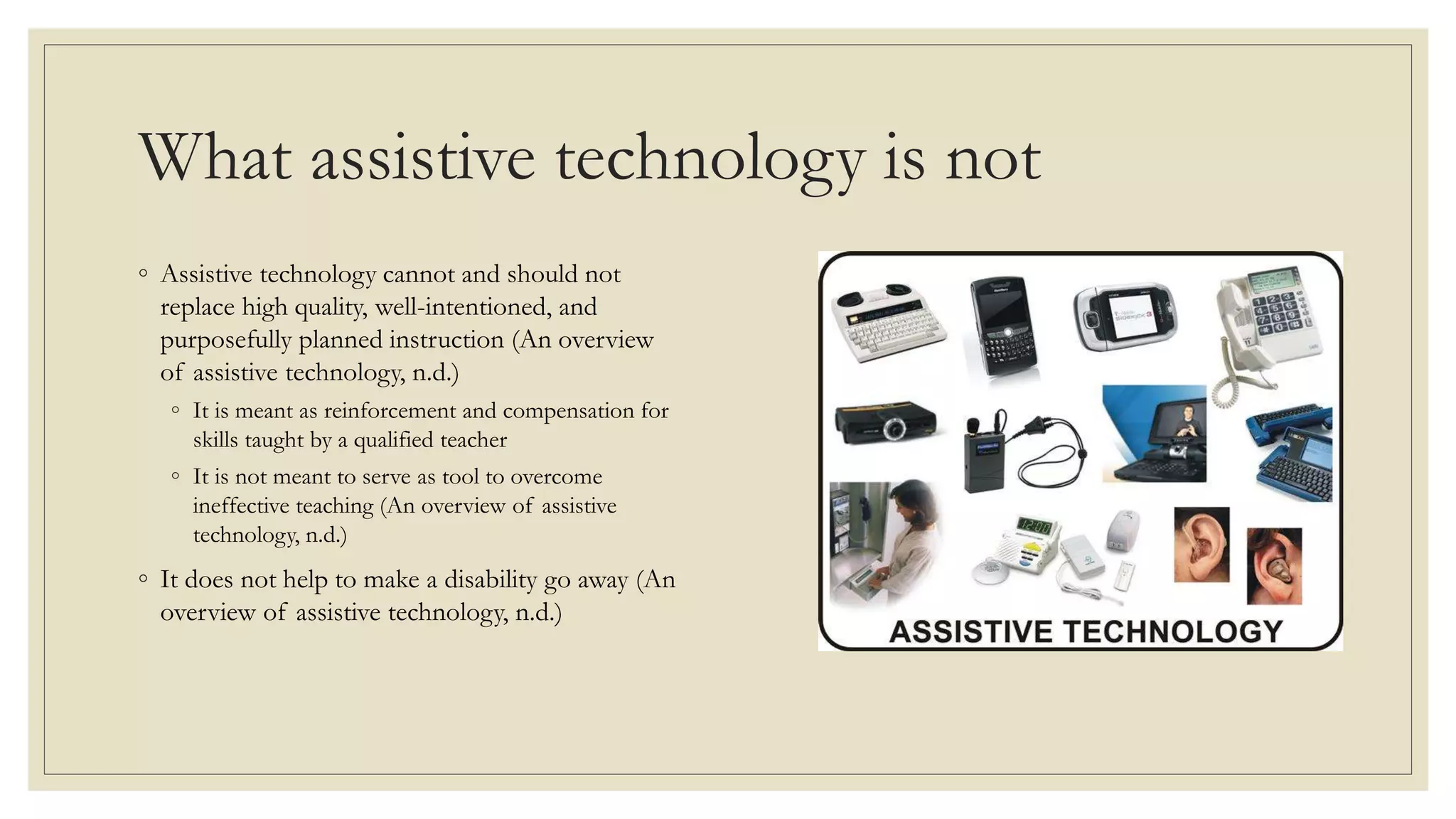 Assistive Technology | PPTX
