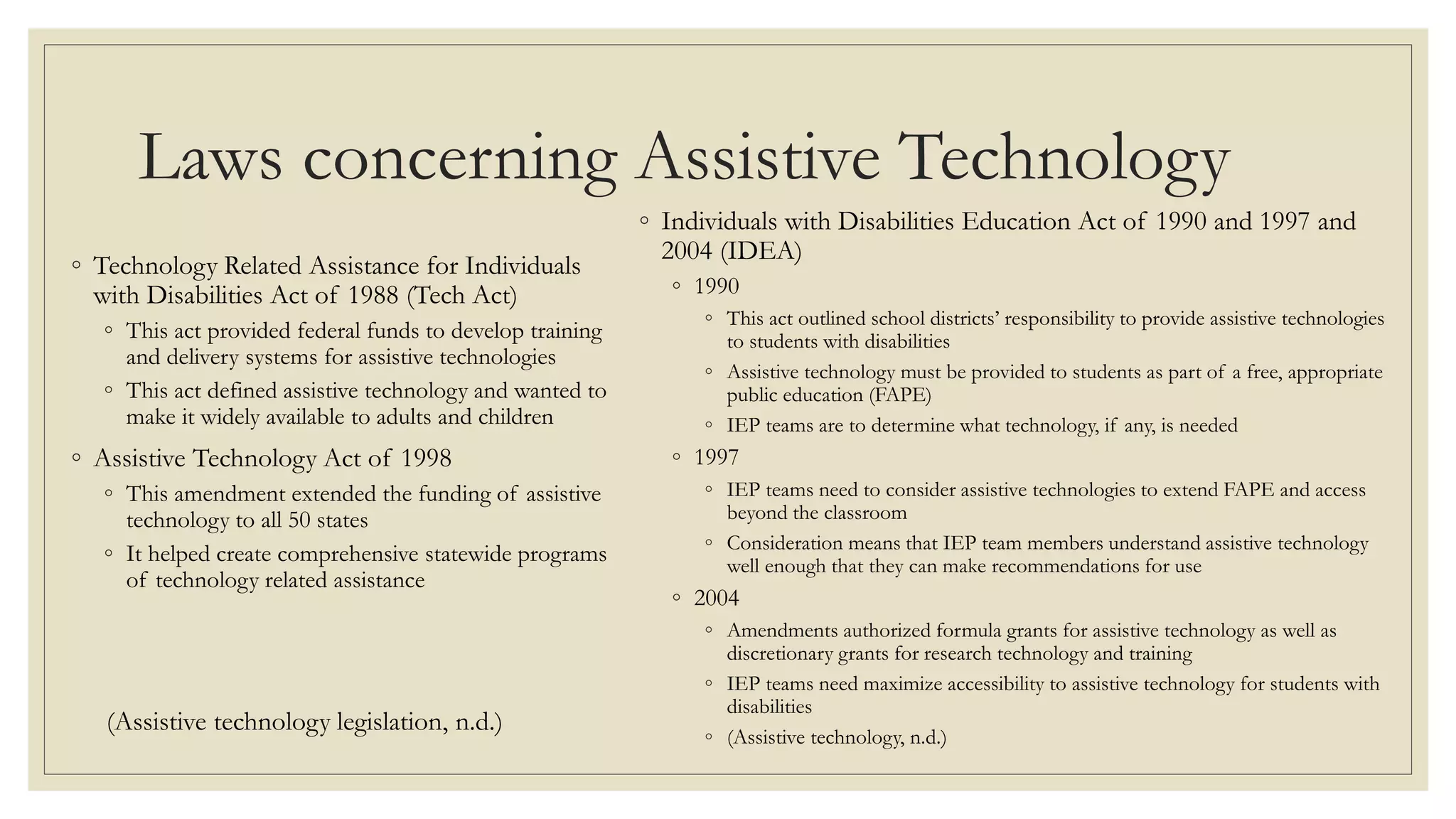 Assistive Technology | PPTX