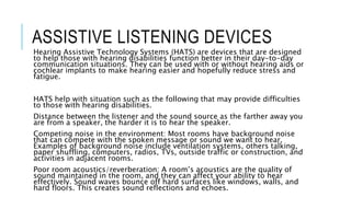 Assistive technology presentation | PPTX