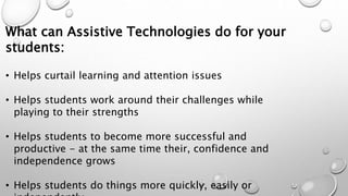 Assistive Technology Presentation | PPTX