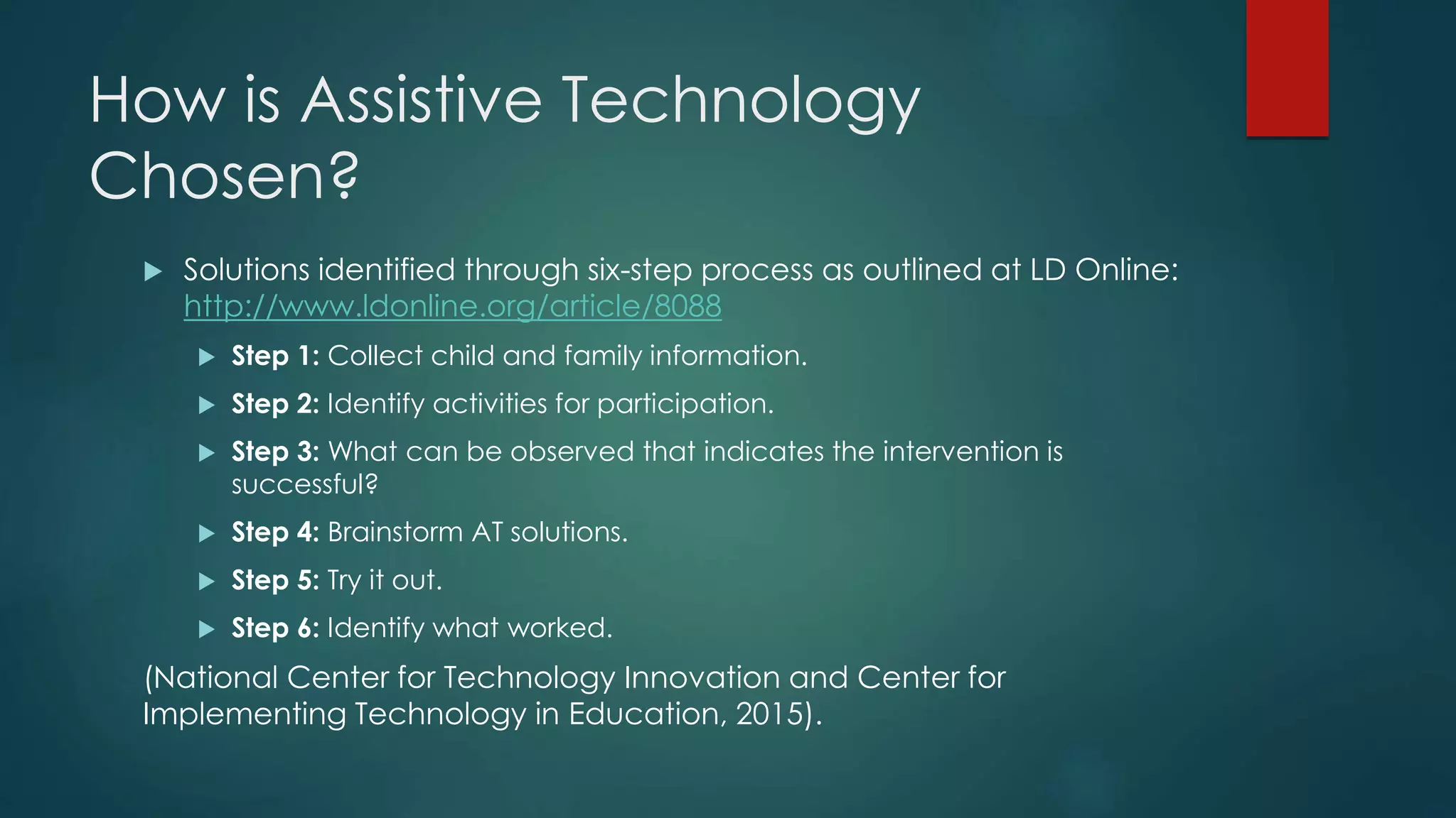 Assistive technology presentation | PPTX