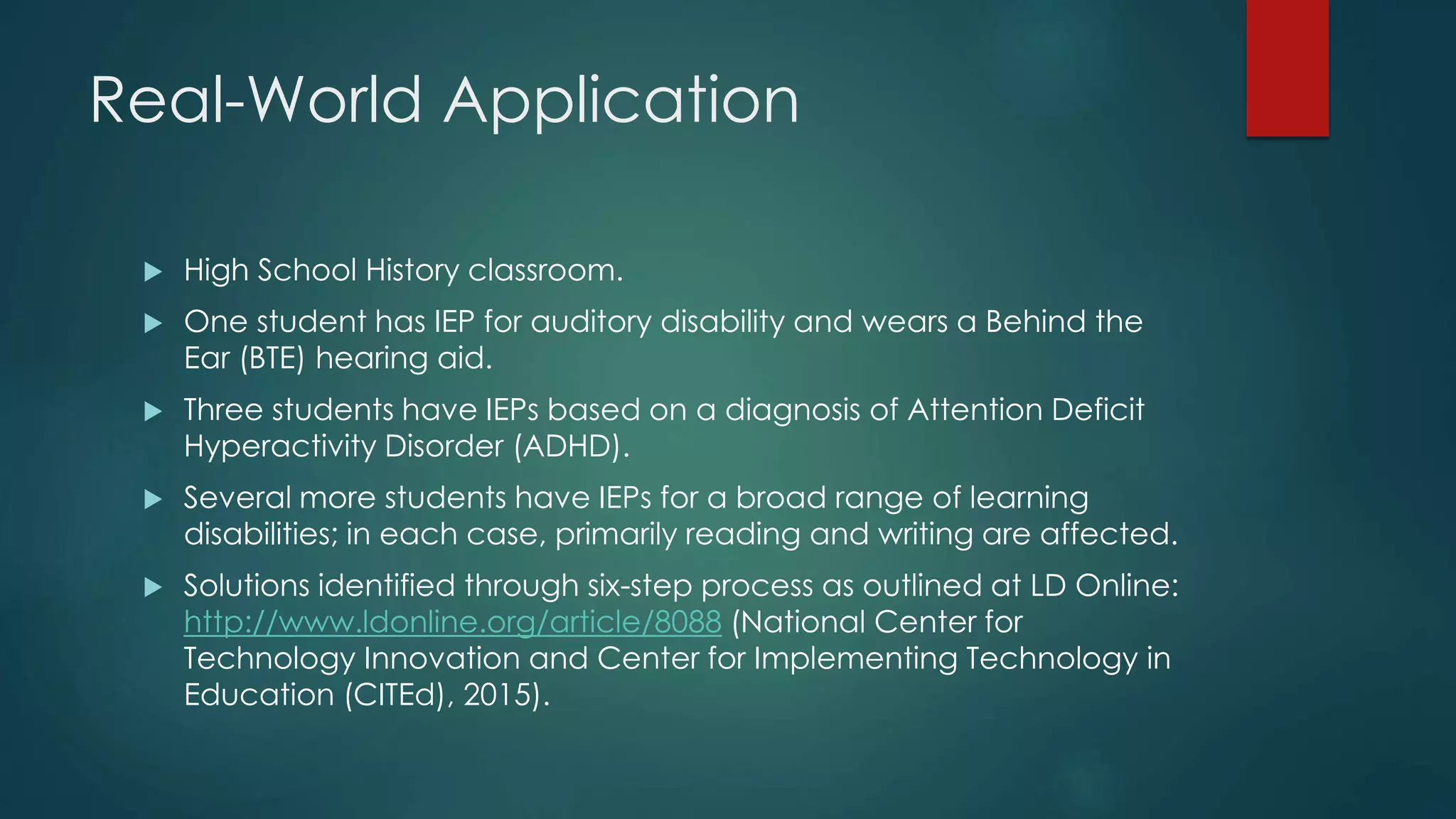 Assistive technology presentation | PPTX