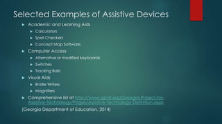 Assistive technology presentation | PPTX