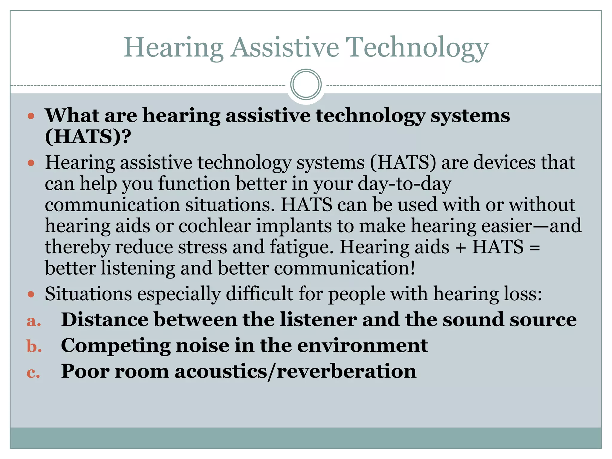 Assistive technology presentation | PPTX