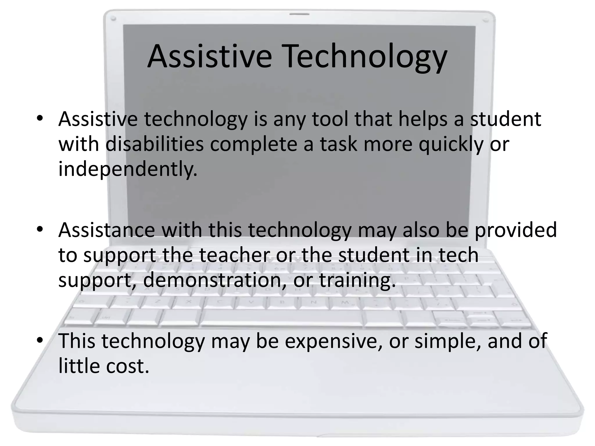 Assistive technology project | PPT
