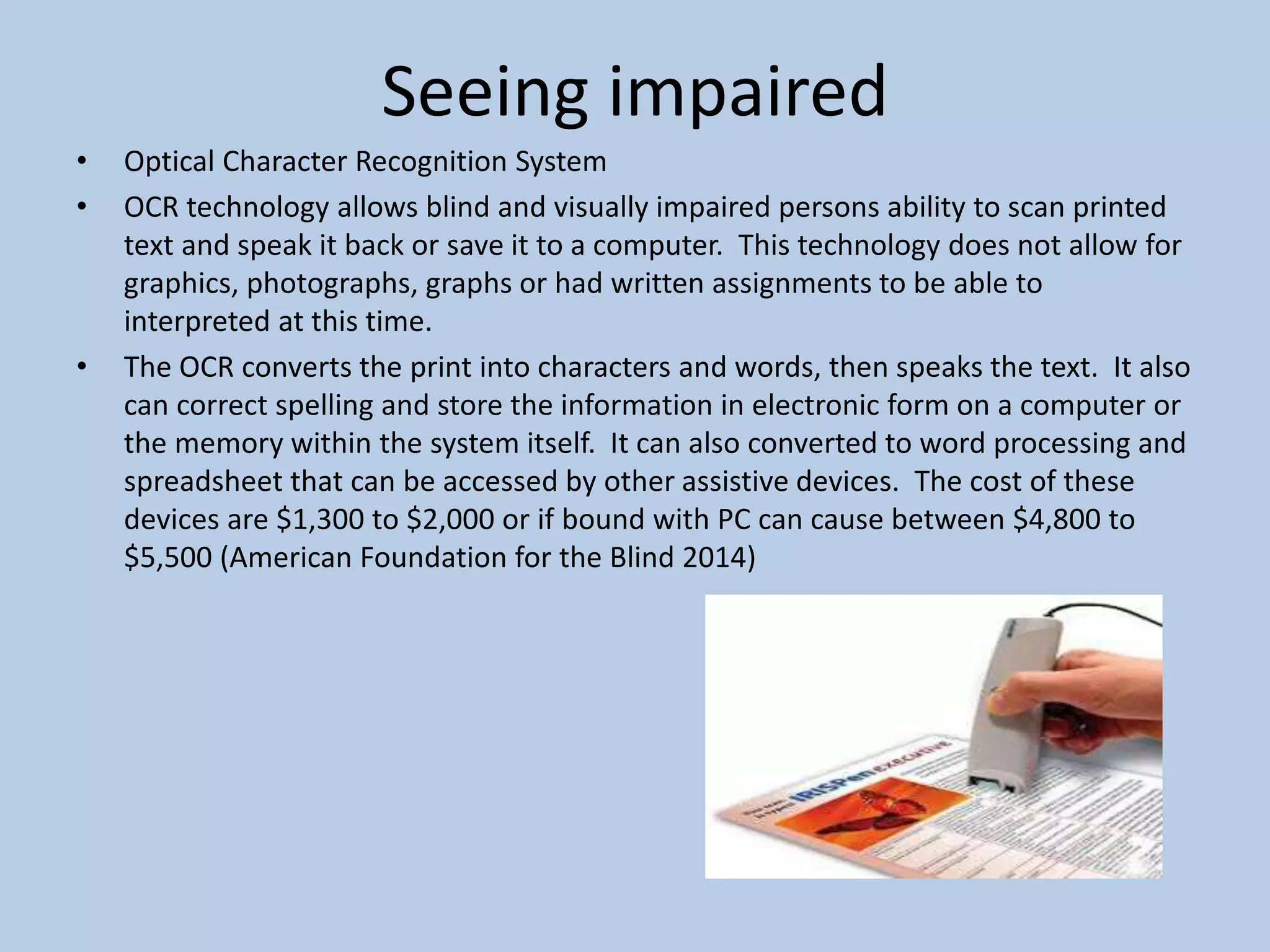 Assistive technology project | PPT