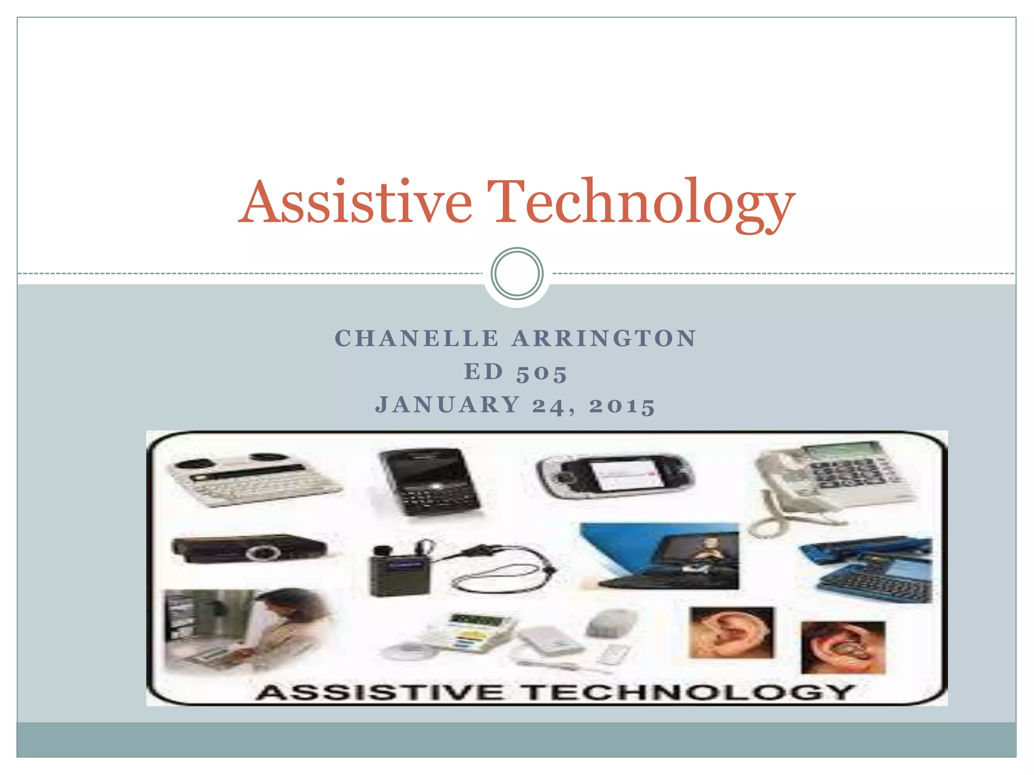 Assistive technology project | PPTX