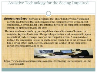 Assistive technology project | PPTX