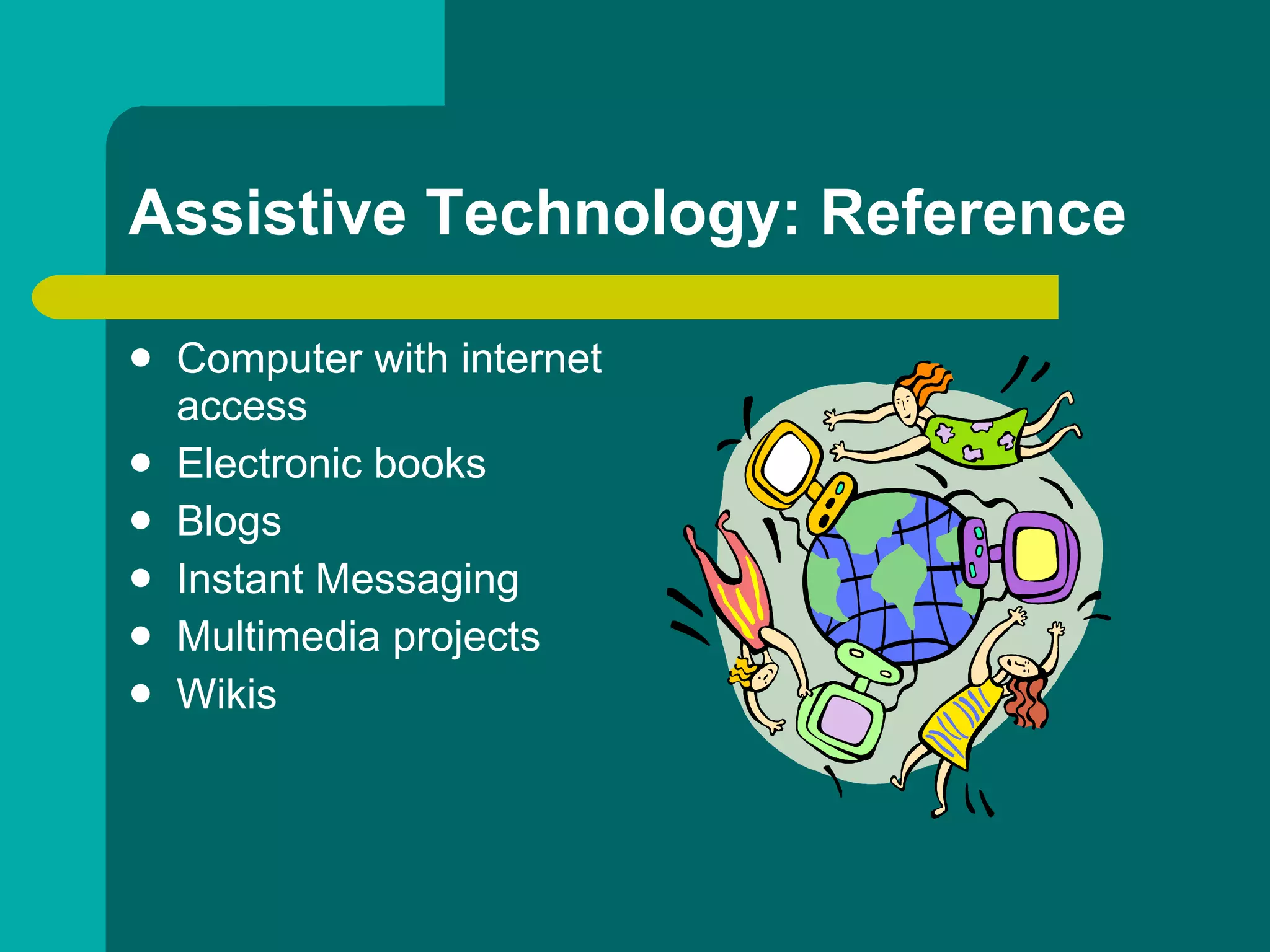 Assistive technology resources | PPT | Special Education | Education