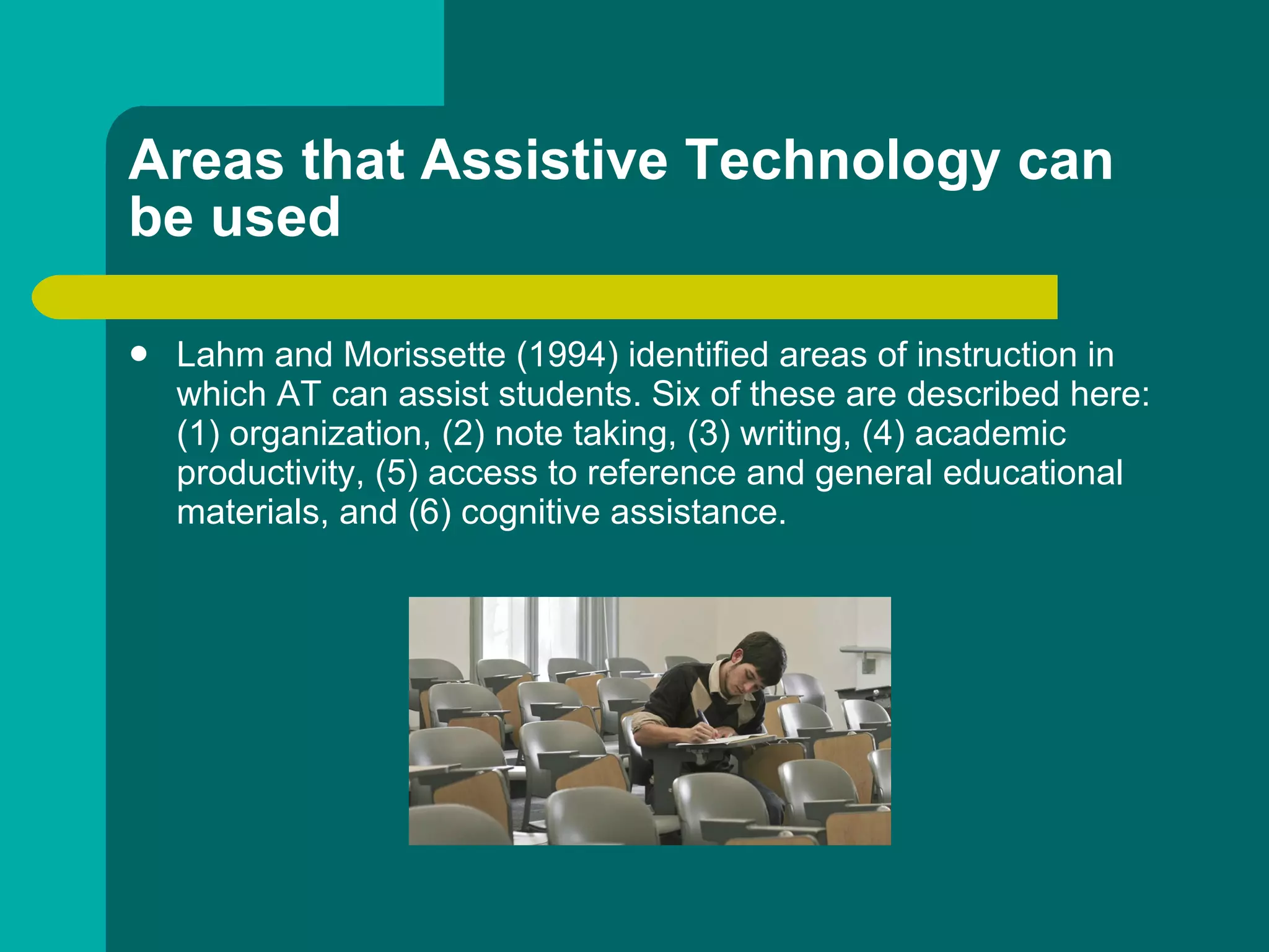 Assistive technology resources | PPT | Special Education | Education
