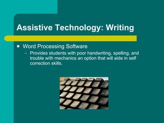 Assistive technology resources | PPT | Special Education | Education