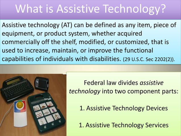 Assistive Technology Basics | PPTX | Special Needs Kids | Parenting