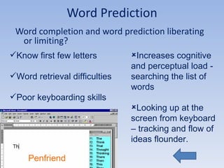 Assistive technology strategies for those with learning differences | PPT