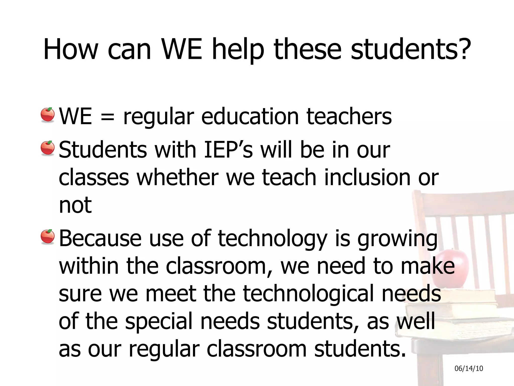 Assistive technology webquest | PPT