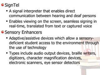 Assistive technology webquest | PPT