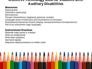 Assistive technology web quest | PPT