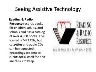 Assistive technology week 2 | PPTX | Computer Peripherals | Computing