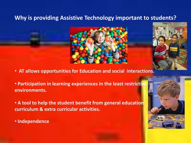 A Power Point on Assistive Technology in Education | PPTX