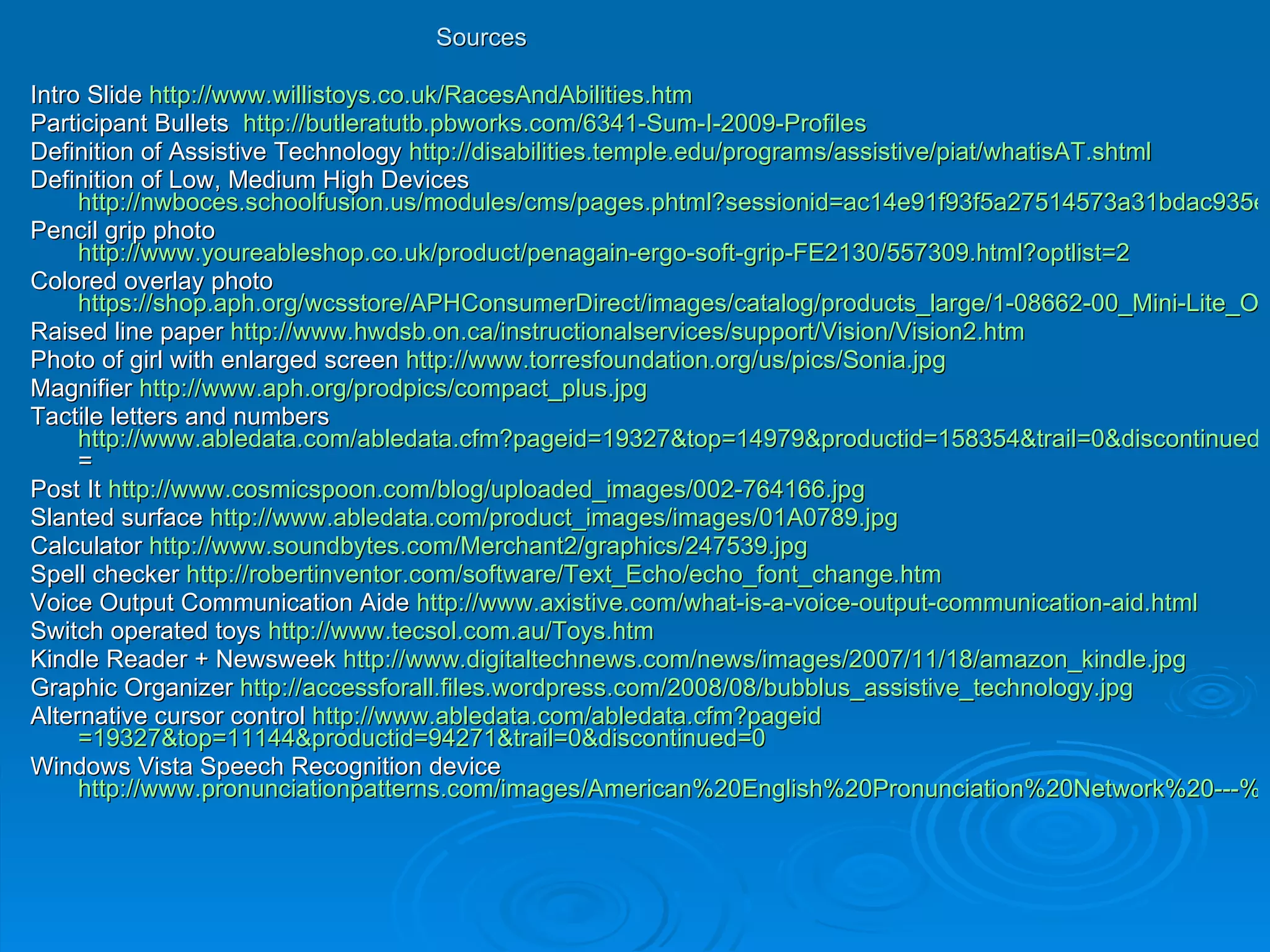 Assistive Tech-Intro, Definitions and Descriptions of Various Types of ...