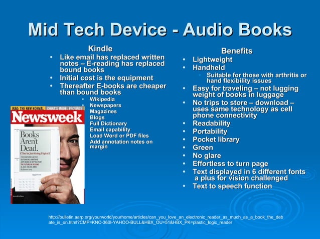 Assistive Tech-Intro, Definitions and Descriptions of Various Types of Assistive Technologies | PPT