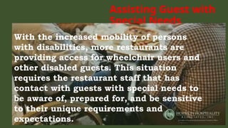 food and beverage services-ASSIST THE DINERS.pptx