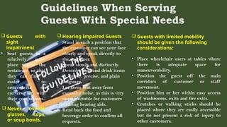 food and beverage services-ASSIST THE DINERS.pptx
