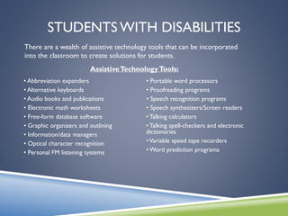 Assistive Technology Presentation | PPTX
