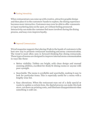 Assignment on Set up A Restaurant | PDF