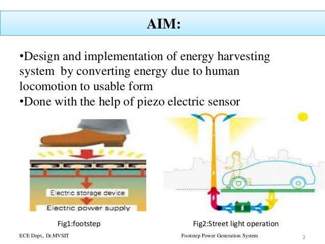 Footstep power generating system