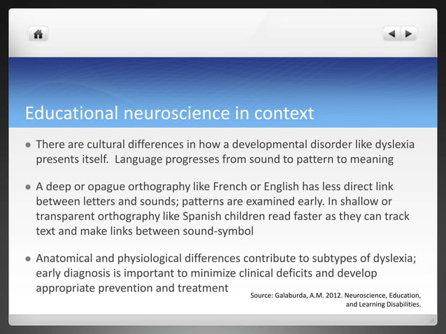 Neuroscience and Learning | PPTX | Brain and Nervous System Disorders ...