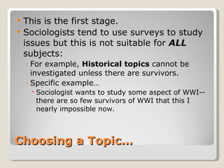 AS Social Surveys | PPT