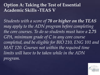 Associate Degree Nursing STEPS Session | PPTX