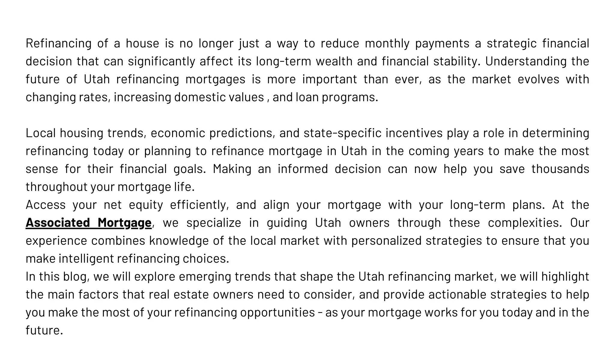 Is Now the Right Time to Refinance Your Mortgage in Utah? A Local Homeowner’s Guide to Smart ...