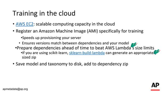 How to Train Your Classifier: Create a Serverless Machine Learning System with AWS and Python