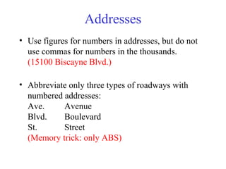 Basics of Associated Press style | PPT
