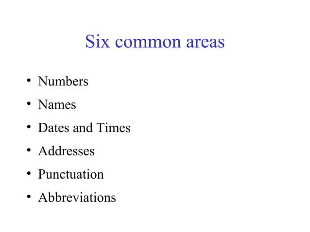 Basics of Associated Press style | PPT