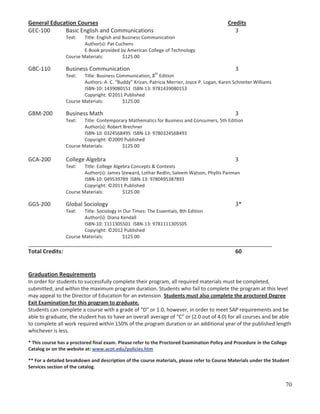 Associate in Applied Science Business Administration and Information ...