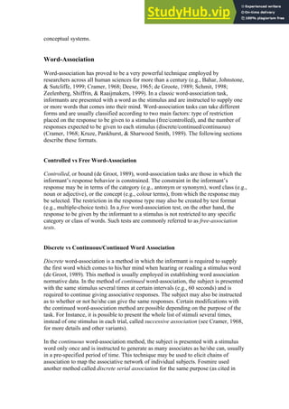 Association-Interpretation A Research Technique In Culturaland ...