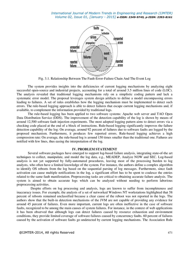 Association Rule Mining Scheme for Software Failure Analysis | PDF | Computer Software and ...