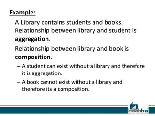 Association agggregation and composition | PPTX