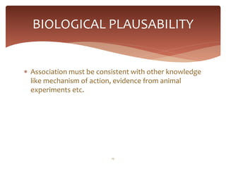 Association and causation | PDF | Diseases and Conditions | Medical Health