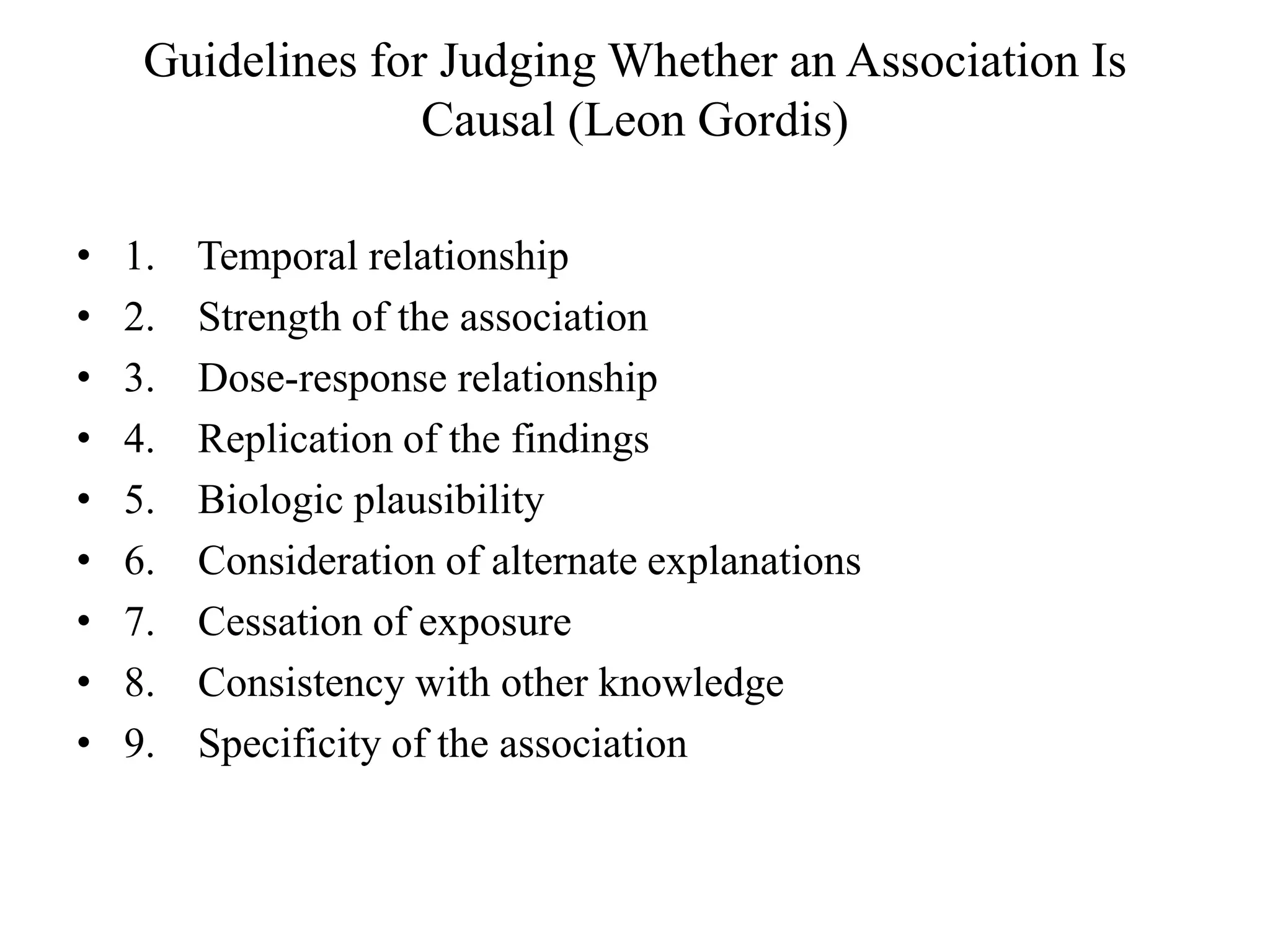 Association and causation | PPTX