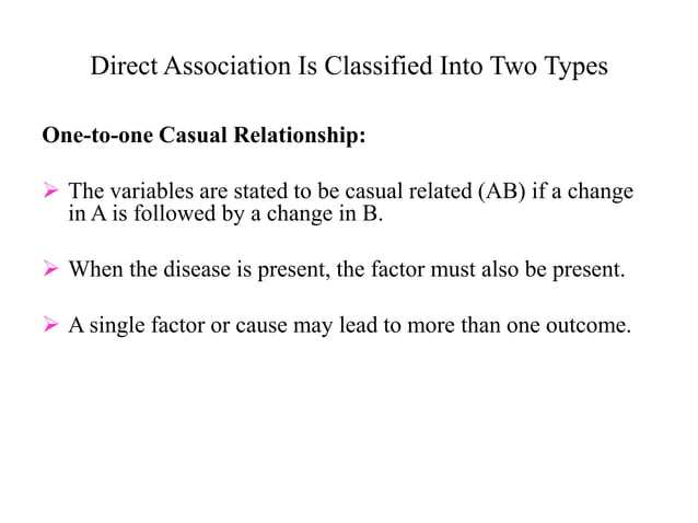 Association and causation | PPTX